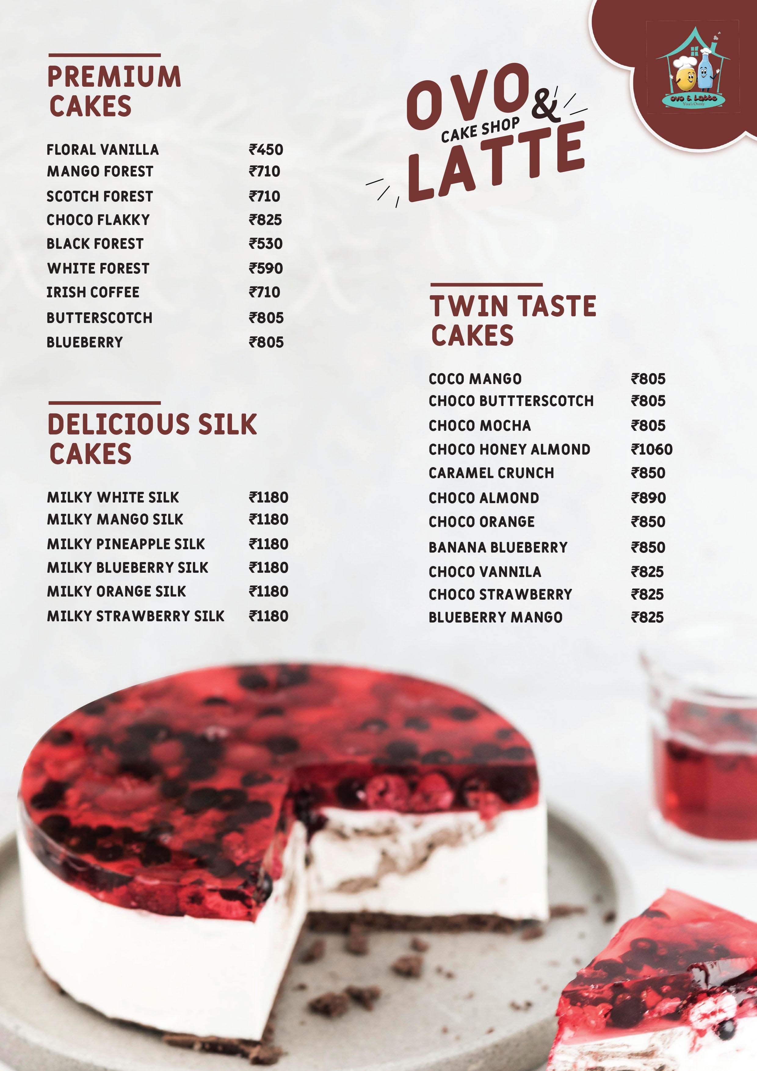 Ovo and Latte - Cakes and Pastries